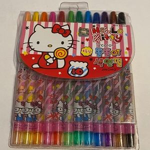 Sanrio | Other | Hello Kitty Twistup Crayons2 Colors | Poshmark